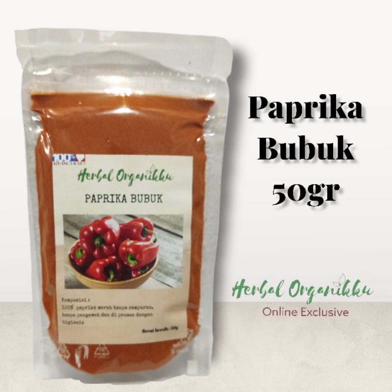 Jual Paprika Bubuk 25 & 50gr | Bell Pepper Powder | Shopee Indonesia
