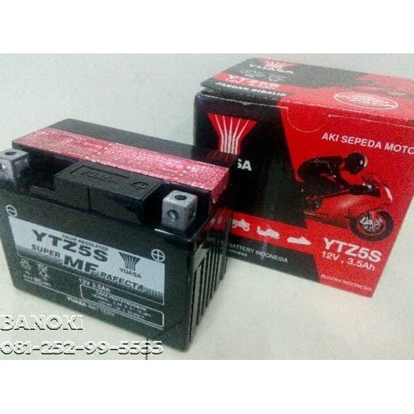 Jual AKI MOTOR SUZUKI SHOGUN 125 YUASA MF/KERING YTZ5S 12V/3,5AH | Shopee Indonesia