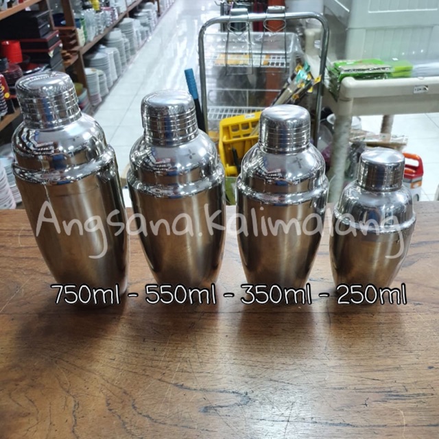 Jual Shaker cocktail stainless / pengocok minuman / barista - alat bar ...