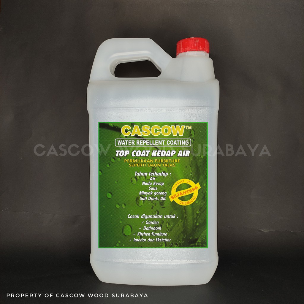Jual Cascow Wood Protector Finishing Top Coat Kedap Air Pelapis Anti ...