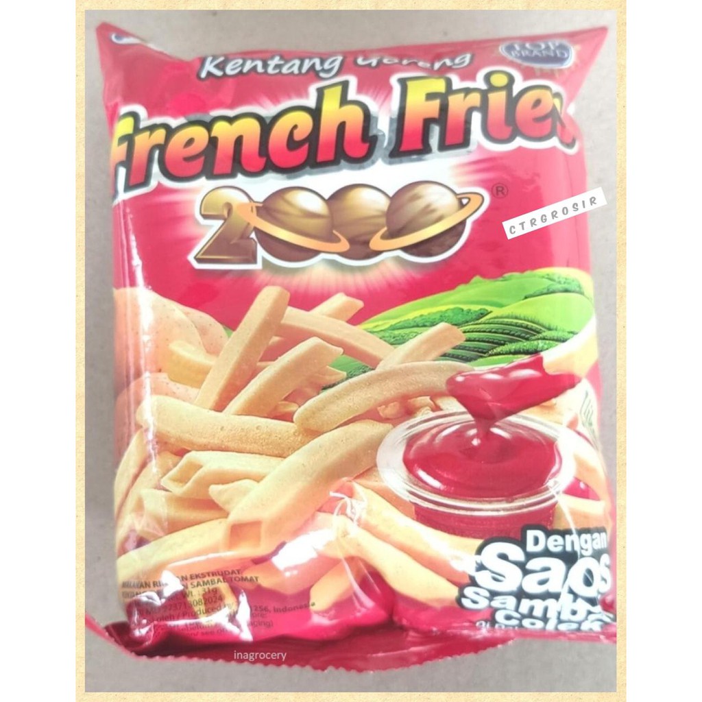 Jual CIKI KENTANG FRENCH FRIES 2000 24gr | Shopee Indonesia
