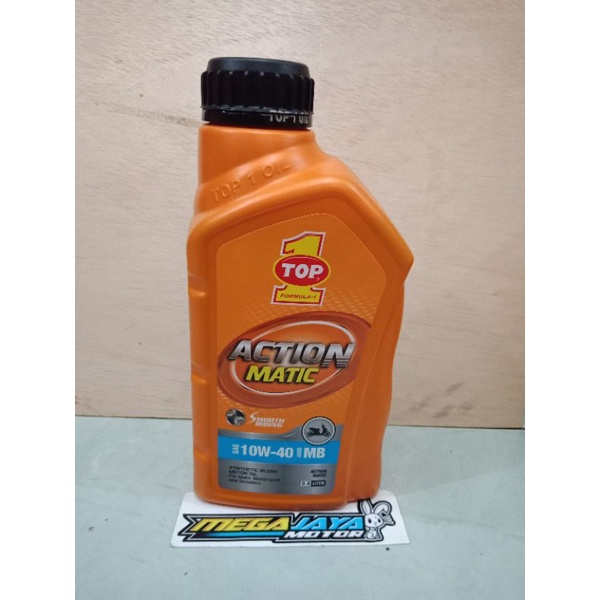 Jual OLI TOP 1 ACTION MATIC SAE 10W-40 800 ML | Shopee Indonesia