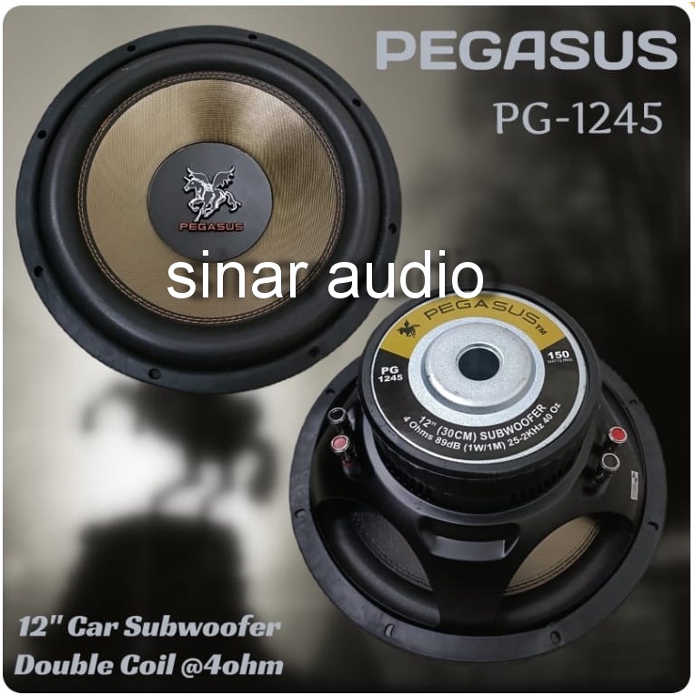 Jual SUBWOOFER PEGASUS PG-1245 DC (12 INCH) | Shopee Indonesia