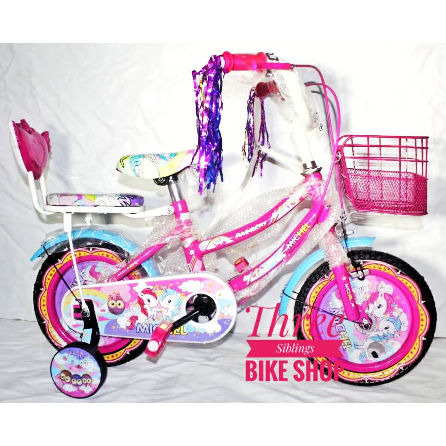Jual SEPEDA MINI MICHEL KUDA PONI 12 INCH WARNA PINK | Shopee Indonesia