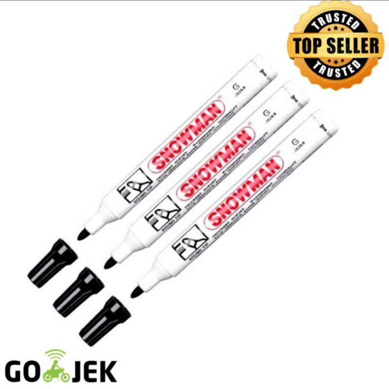 Jual SPIDOL SNOWMAN BOARDMAKER BLACK / SPIDOL WHITEBOARD / SPIDOL PAPAN ...