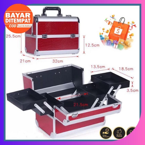 Jual Promo Kotak Make up /Beautycase /Box makeup /Tempat Kosmetik ...