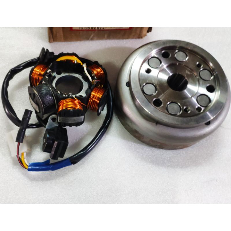 Jual AC Generator Stator Spul Magnit Supra Fit New Revo 100 Ori Honda ...