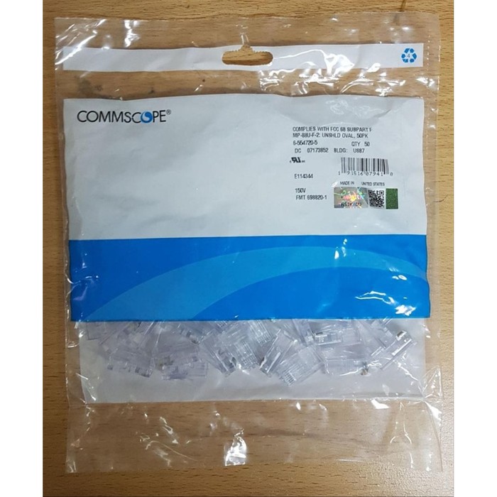 Jual Connector RJ 45 CommScope Original / Pack | Shopee Indonesia