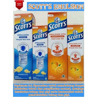 Jual Scotts Emulsion 400 Ml Scotts Vita Orange / Scots Original 400 Ml / Vitamin Anak Scott ...