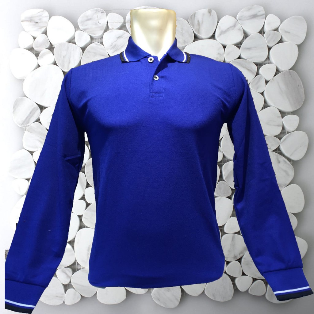 Jual WANGKY LENGAN PANJANG BENHUR LIS/KAOS KERAH PRIA/WANGKY POLOS ...