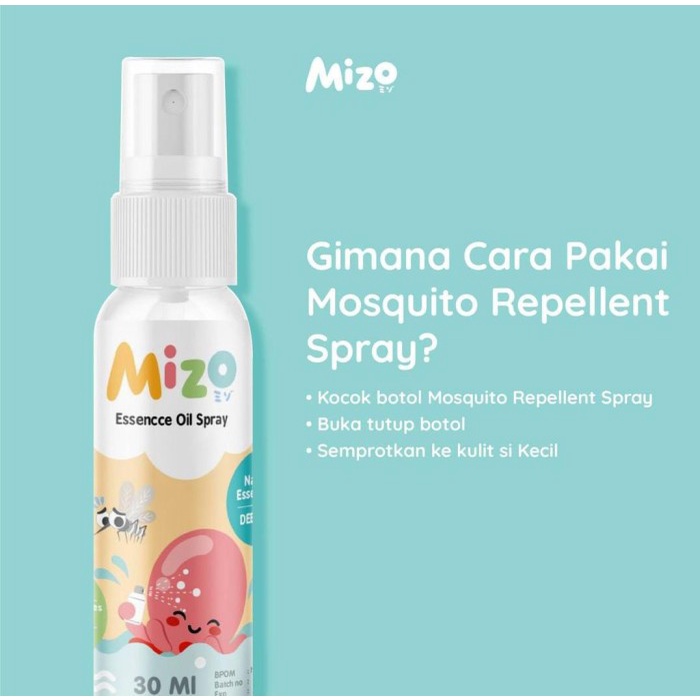 Jual Mizo Mosquito Repellent Spray 30ml | Shopee Indonesia