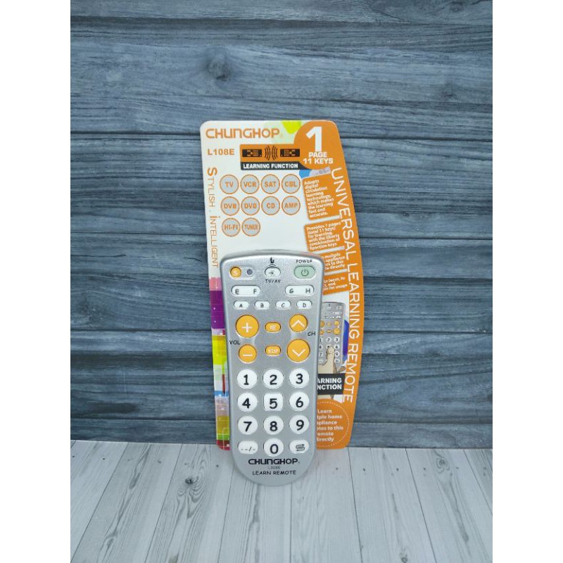 Jual REMOTE REMOT MASTER FACTORY LEARNING TV DVD DVB VCR GS | Shopee ...