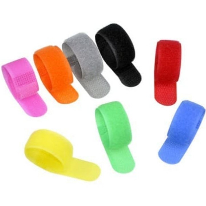 Jual Velcro Cable - Penjepit Cable Hook & Loop Velcro Strap Pengikat ...
