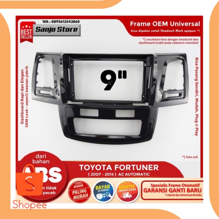 Jual Jual sparepart Frame OEM 2007-2014 TOYOTA FORTUNER Head Unit ...