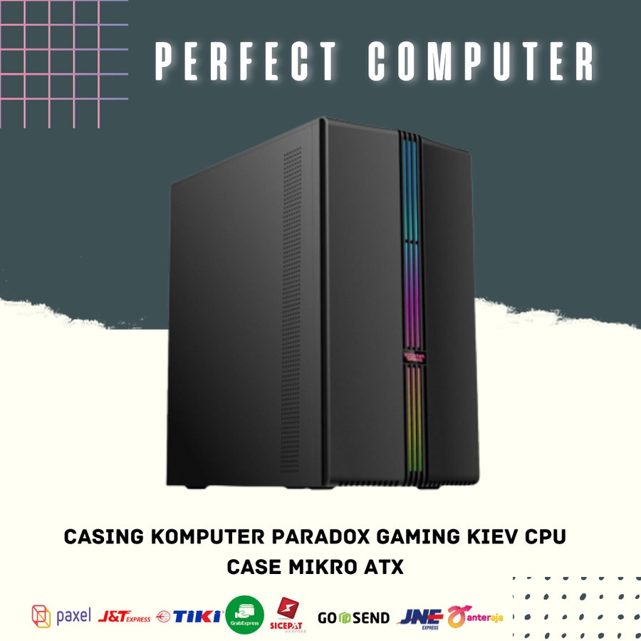 Jual Casing Komputer Paradox Gaming Kiev CPU Case Mikro ATX | Shopee ...