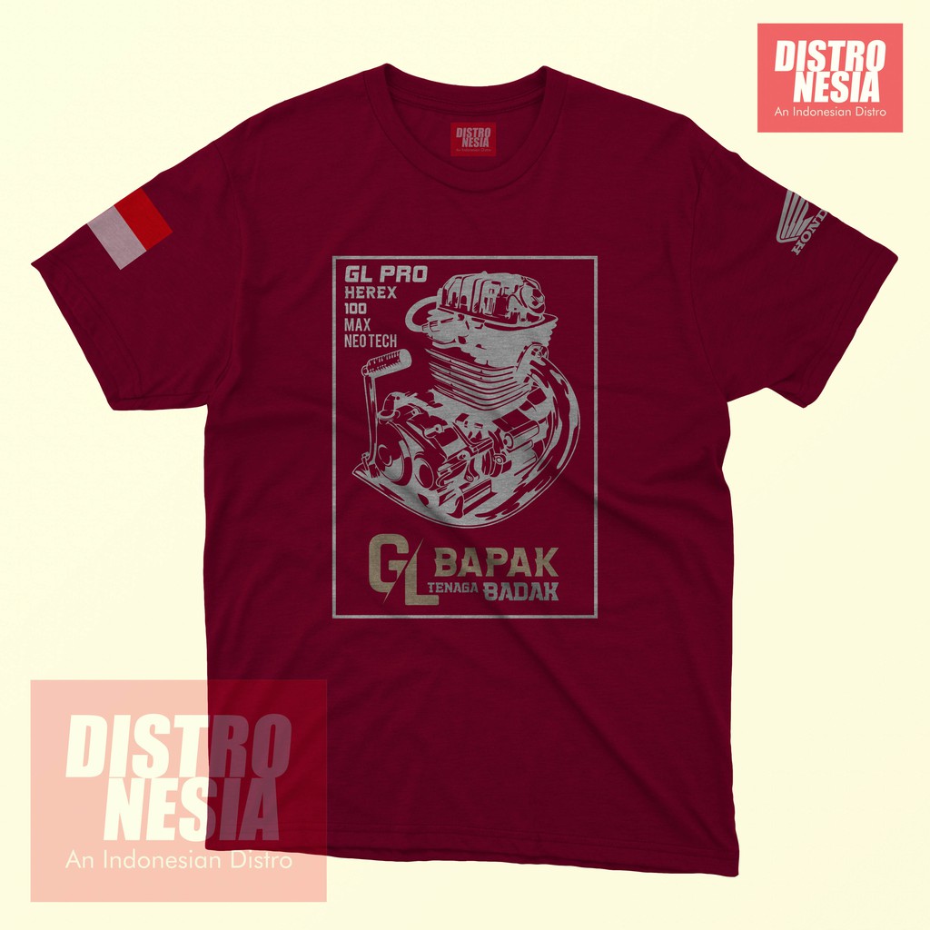 Jual COD BAJU KAOS HONDA GL HEREX PRO MAX GL100 RACING GANK | Shopee Indonesia