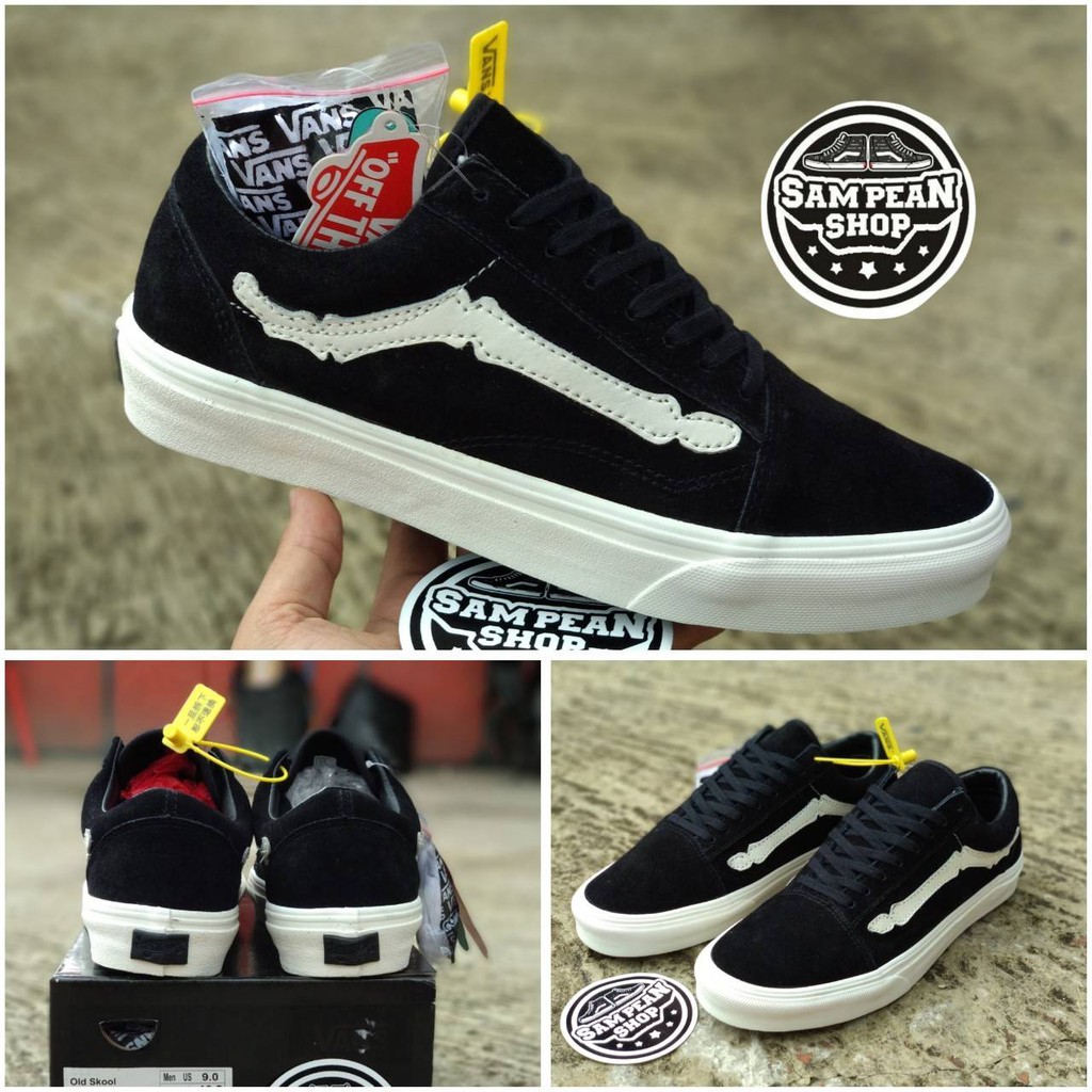 Jual Sepatu Vans Old skool Blends Comfycush Black marshmallow Original ...