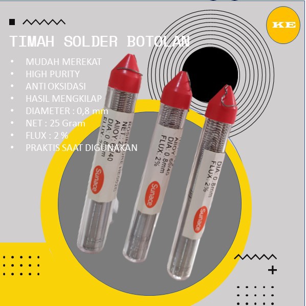 Jual TIMAH SOLDER BOTOL TABUNG TIMAH SOLDER PRAKTIS KEMASAN BOTOL ISI ...