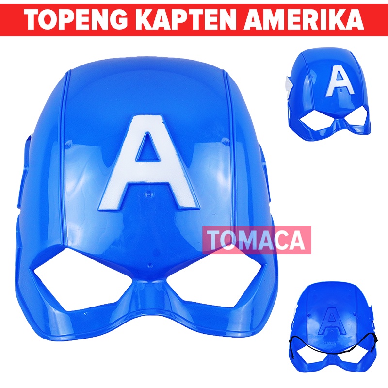 Jual Mainan Anak Topeng Captain Kapten Amerika Superhero Hero America ...