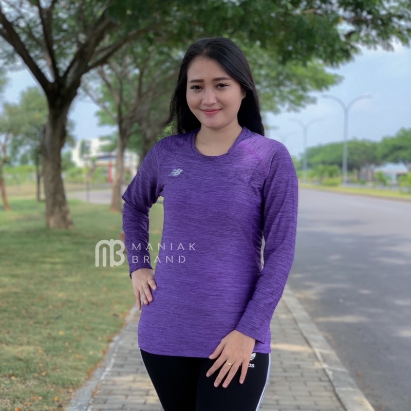 Jual Baju Running Wanita Lari Senam Gym Kaos Atasan Olahraga Lengan ...