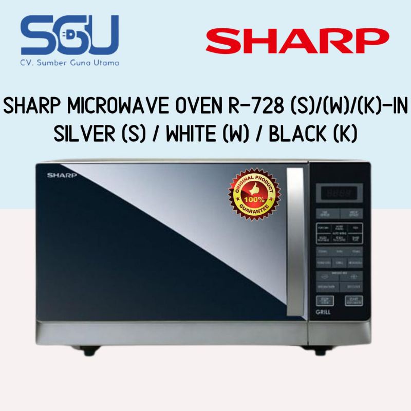 Jual Microwave Oven Sharp R728 / R-728(S) / R-728(W) / R-728(K ...
