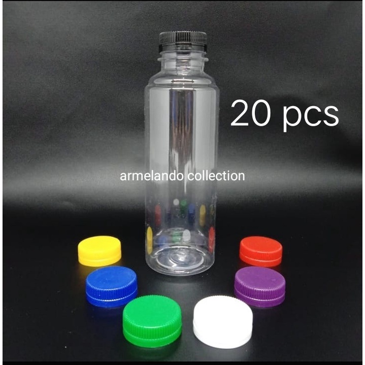 Jual Botol Almond 250 mil isi 20 pcs Botol Plastik Siap Pakai Botol ...