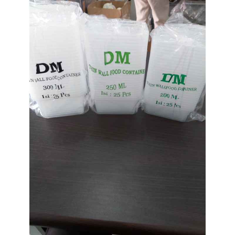 Jual Kotak makanan Thinwall DM food container persegi pjg | Shopee ...