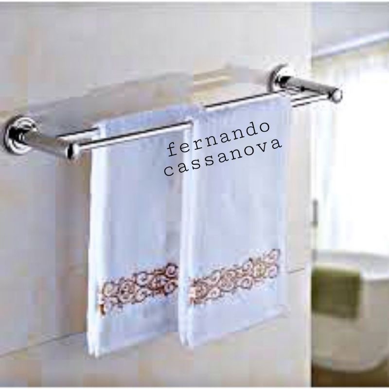 Jual Jemuran Handuk Kamar Mandi stainless steel Gantungan Handuk Tempat ...