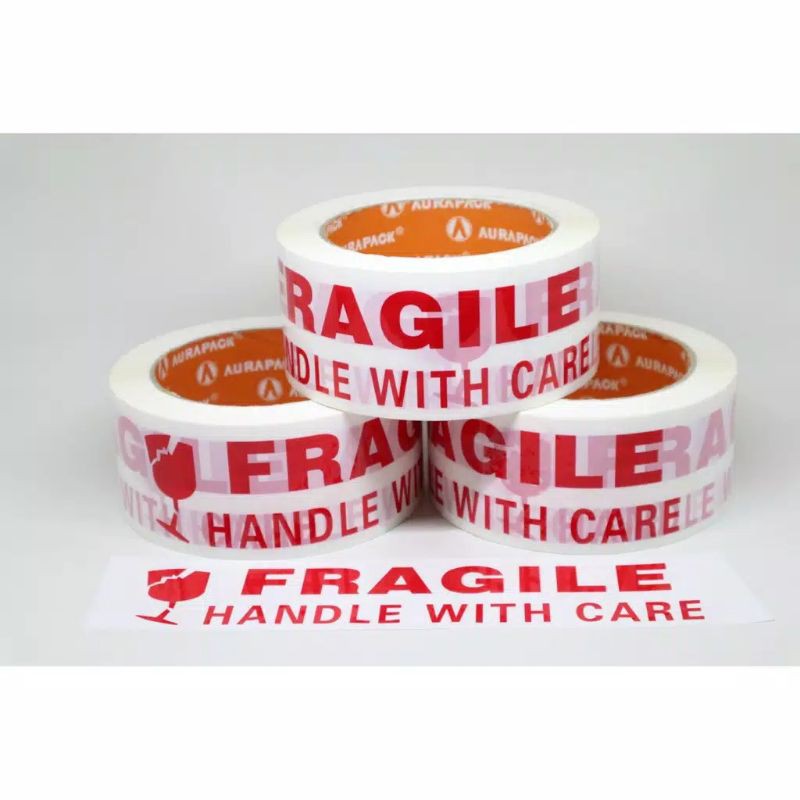 Jual Lakban Solatip Fragile REKAT 72yard | Shopee Indonesia