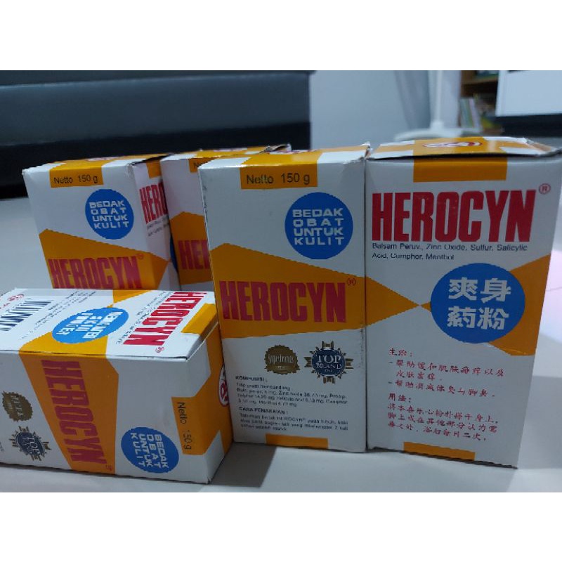 Jual Herocyn Medicated Skin Powder 150 gram (Exp Februari 2026 ...