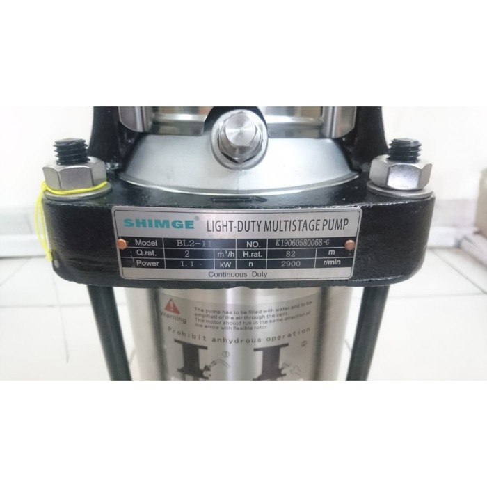 Jual Pompa SHIMGE BL 2-22 (Vertical Multi-Stage Centrifugal Pumps) | Shopee Indonesia