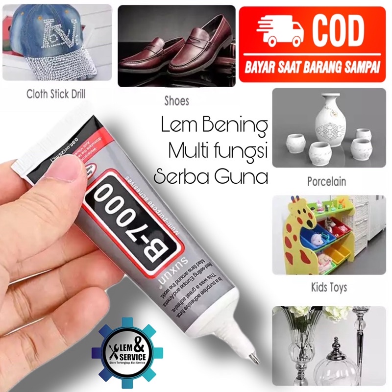 Jual Lem LCD B7000 100% original -Lem Multifungsi - Lem universal - Lem bening - lem hp - lem ...