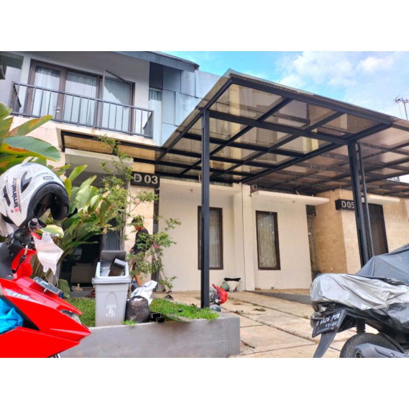 Jual Kanopi Baja Ringan - Pasang Kanopi Baja Ringan Atap Solarflat 3 mm ...