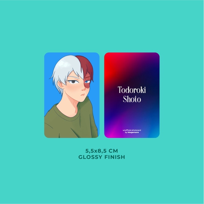 Jual My Hero Academia Todoroki Shoto Photocard | Shopee Indonesia
