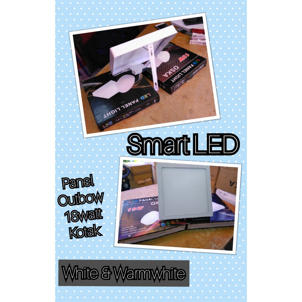 Jual Lampu Panel LED Plafon Downlight 18 Watt 18w 18watt 18 W Outbow ...