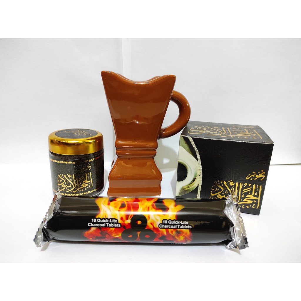 Jual Paket Bukhur Premium buhur Hajar Aswad KSA Prapen Keramik Areng ...