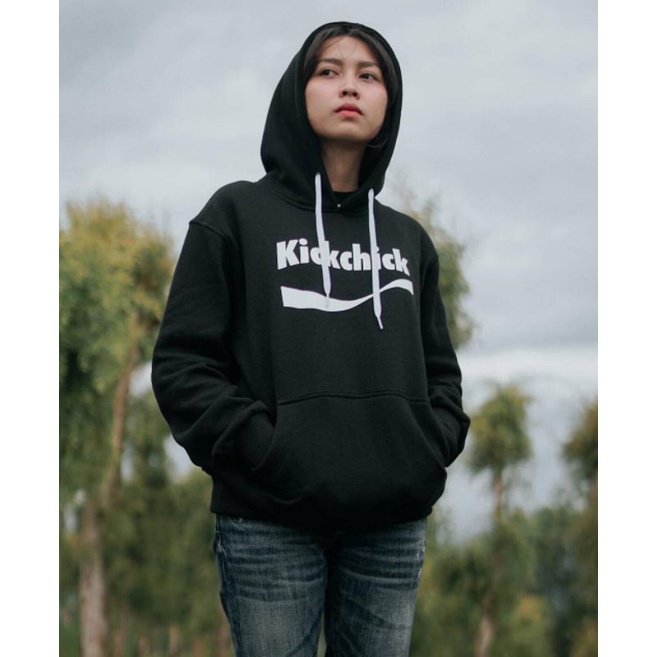 Jual Kickchick Hoodie Splasah Black White | Shopee Indonesia