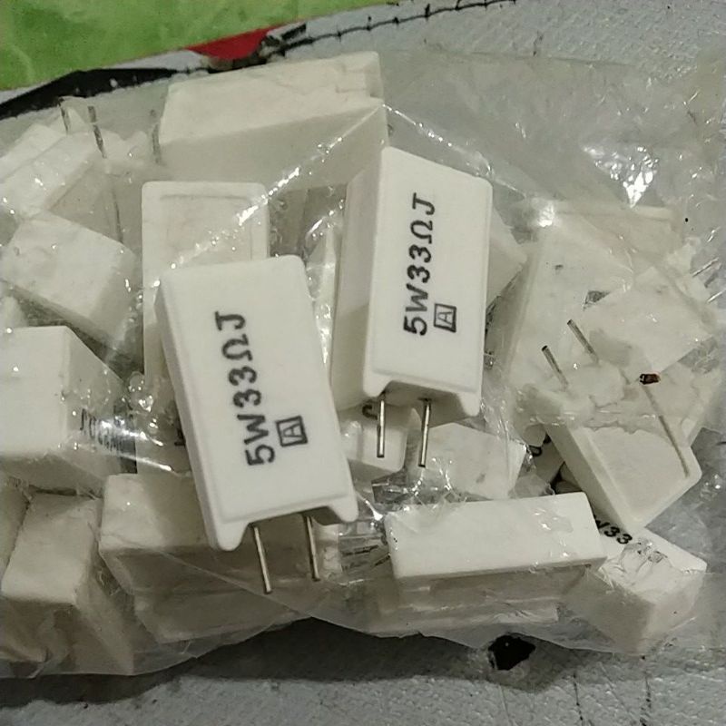 Jual resistor 33 ohm 5watt | Shopee Indonesia