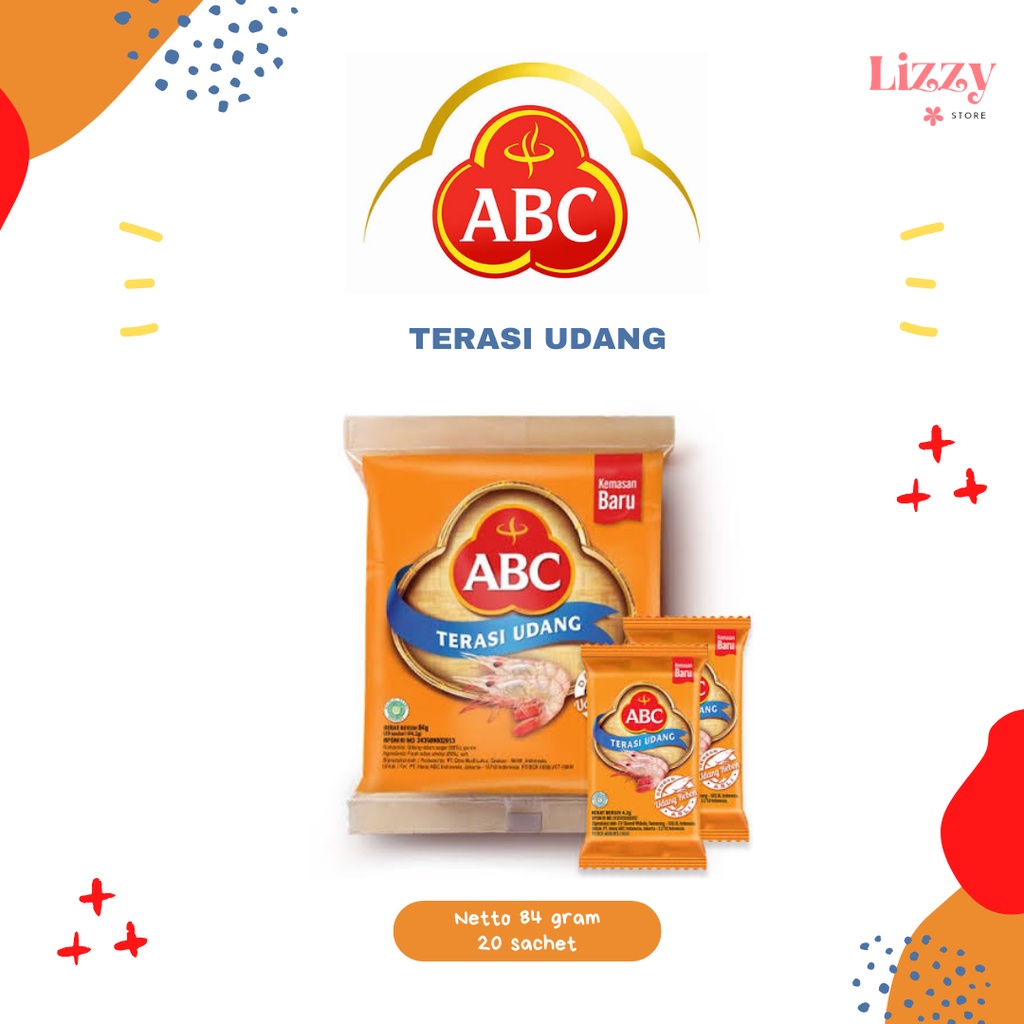 Jual Terasi Udang ABC Udang Rebon Asli 84gram 20 Sachet | Shopee Indonesia