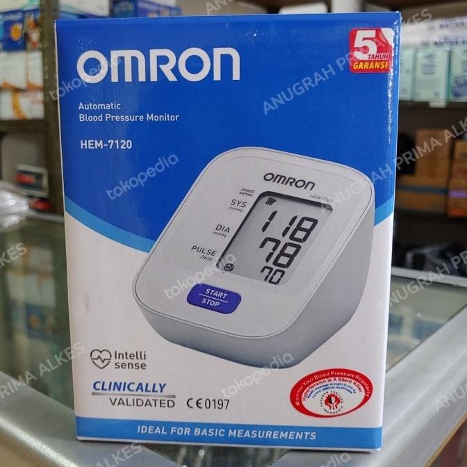 Jual OMRON HEM-7120 Digital Tensimeter - Alat Ukur Tekanan Darah Tensi Lc | Shopee Indonesia