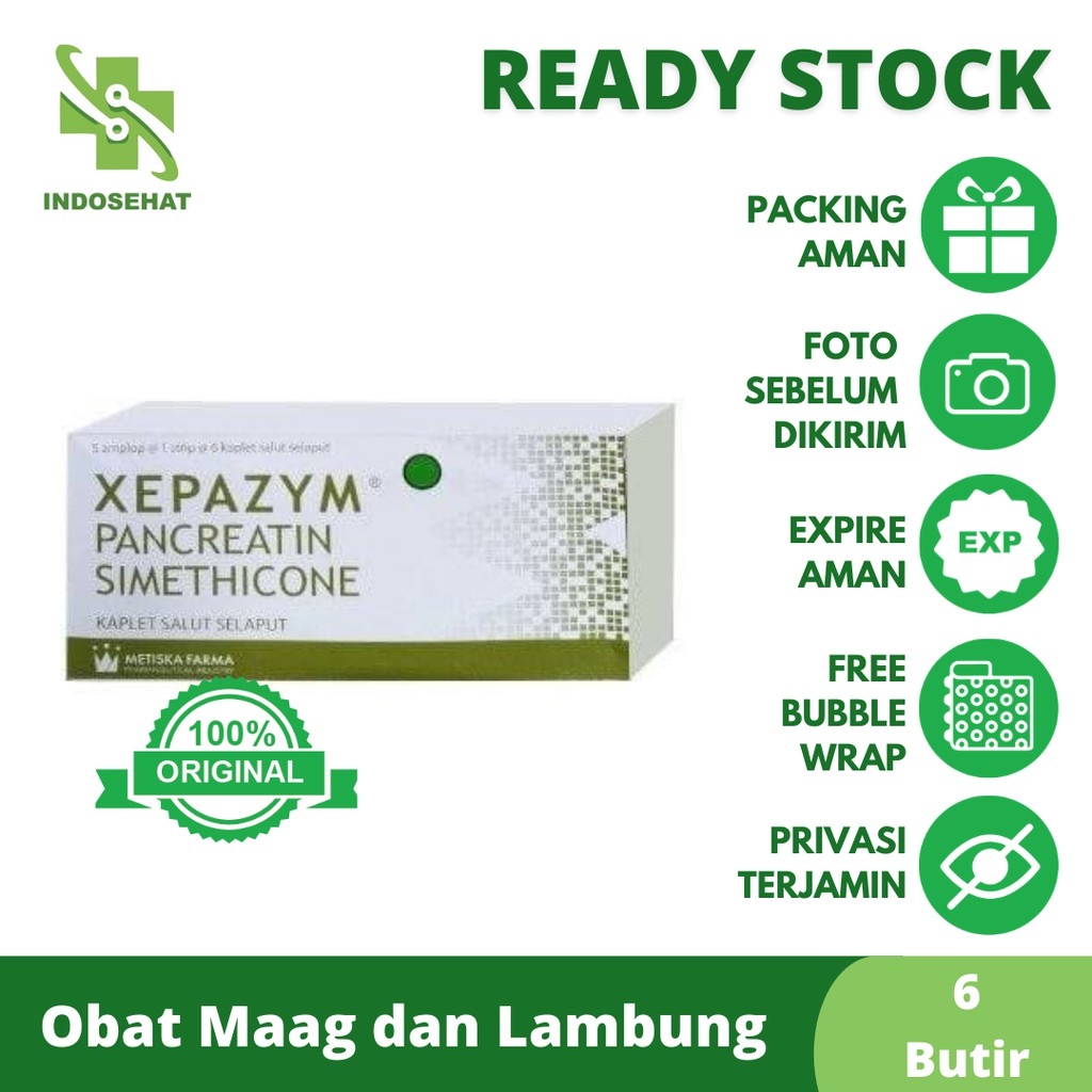 Jual Xepazym per strip 6 butir | Shopee Indonesia