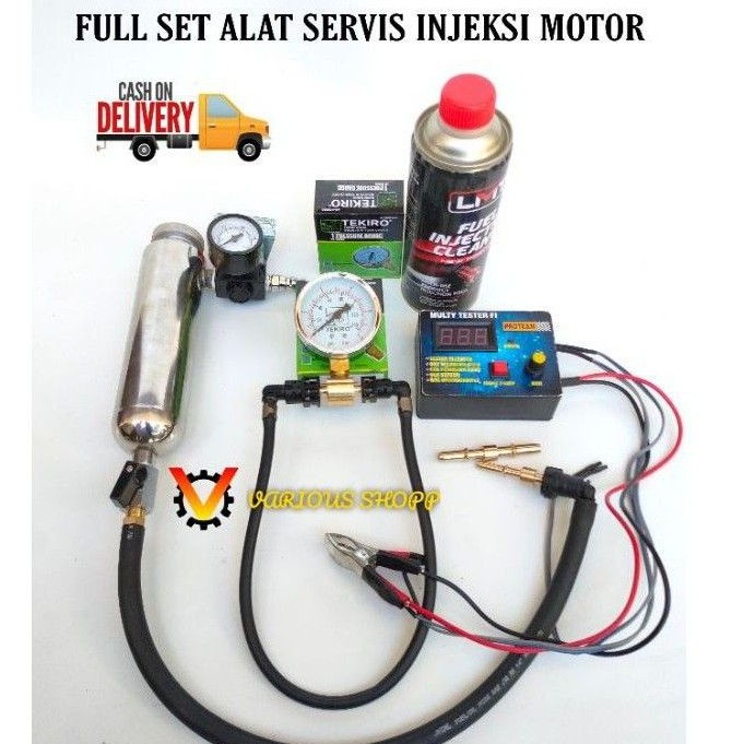 Jual FULL SET Alat Servis Injeksi Motor Universal Injector Cleaner ...