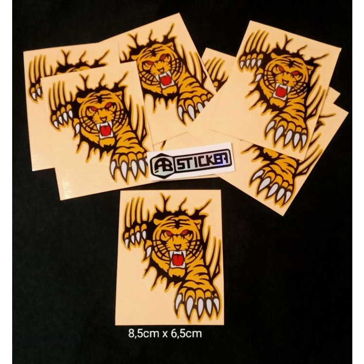Jual STICKER HARIMAU STICKER MACAN CUTTING STICKER MOTOR | Shopee Indonesia