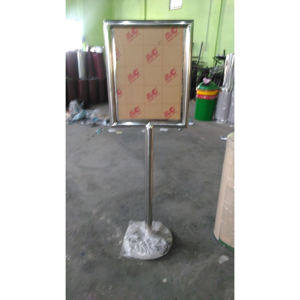 Jual JUAL STANDING POSTER, STANDING DISPLAY STAINLESS, PAPAN IKLAN ...