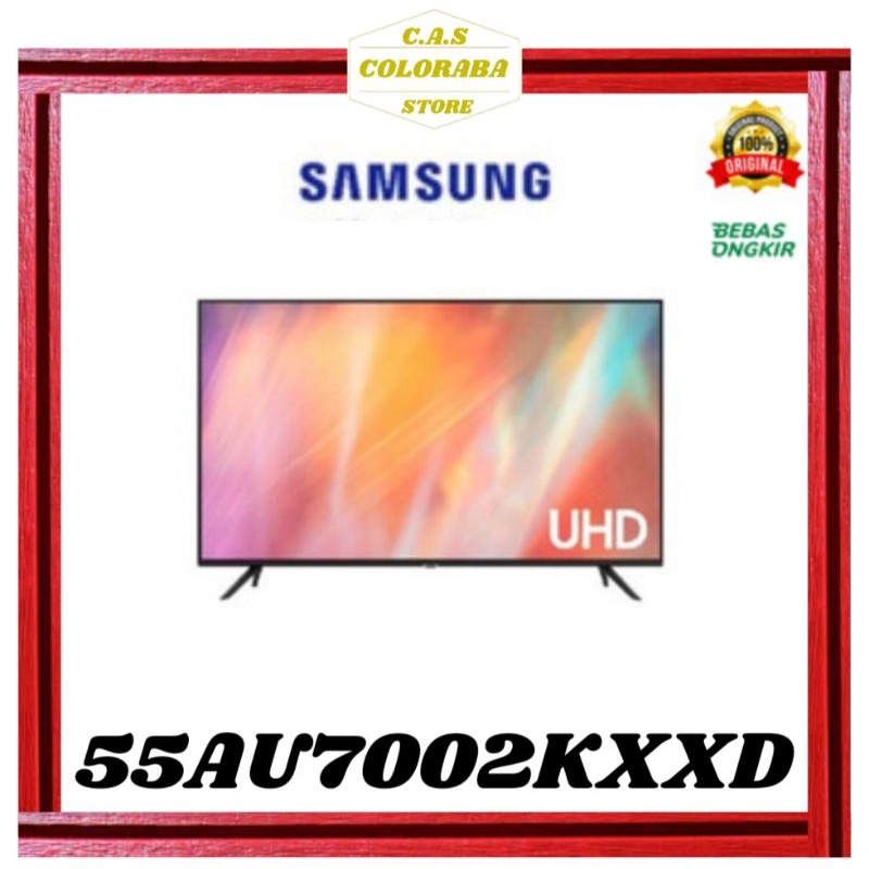 Jual SAMSUNG LED TV 55 INCH UA55AU7002 SMART TV 4K SAMSUNG 55AU7002 ...