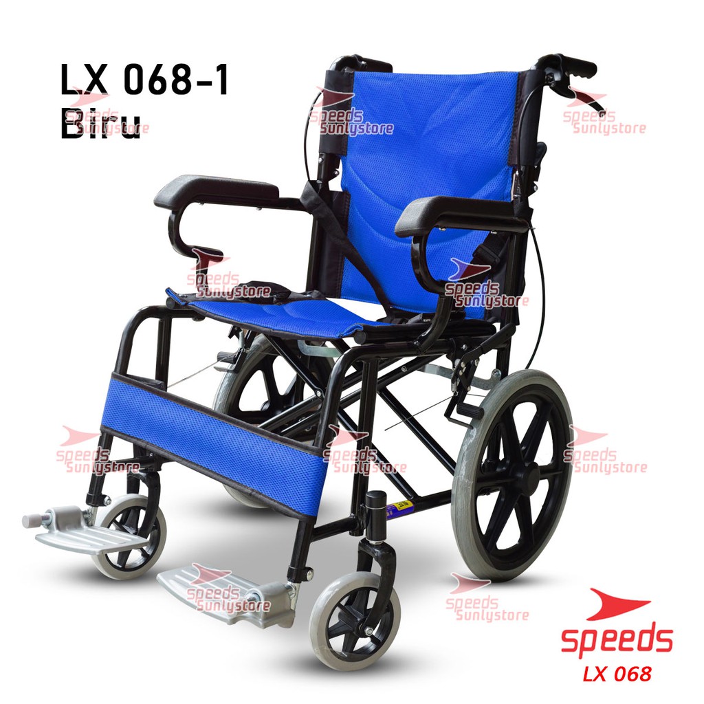 Jual SPEEDS ORI Kursi Roda Travel Standard Rumah Sakit Kursi Roda Lipat Kursi Roda medis ONGKIR ...