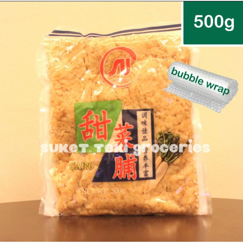 Jual Acar Lobak Caipo Manis Cincang SU Brand 500 gr utk Isian Bubur ...