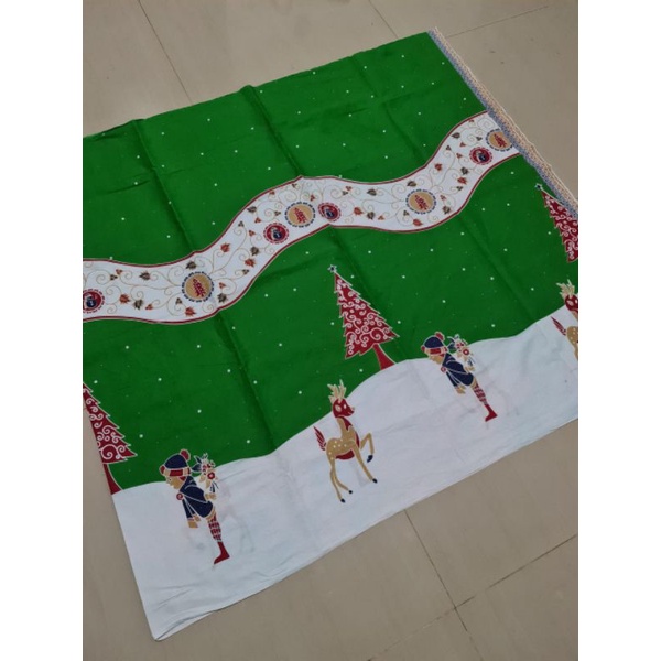 Jual kain batik solo motif natal ( bisa pilih warna ) | Shopee Indonesia