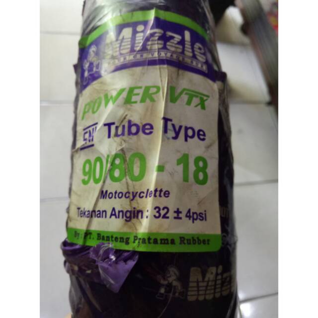 Jual Paketan Ban Mizzle 90/80-18 Power VTX dan ban dalamnya | Shopee ...