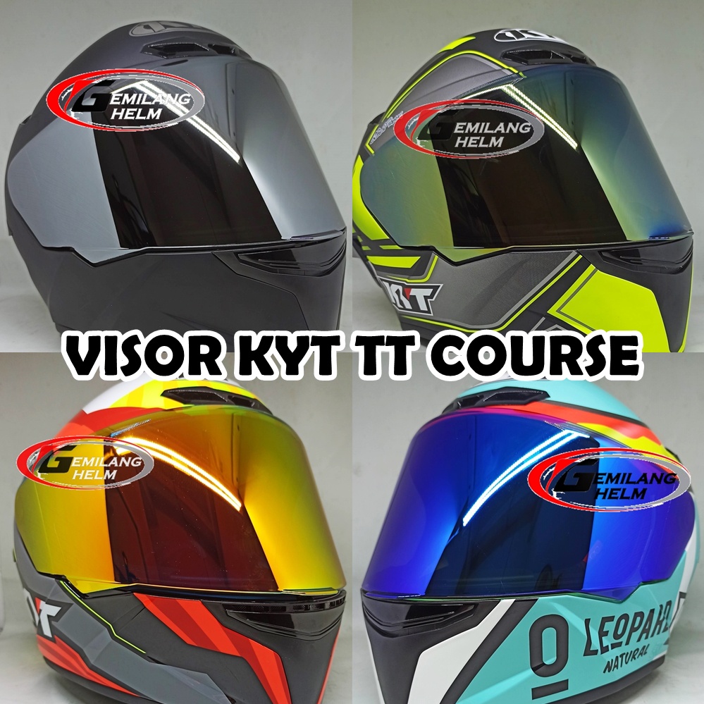 Jual Visor KYT TT Course IRIDIUM Kaca Helm KYT TTCourse Visor TTC ...